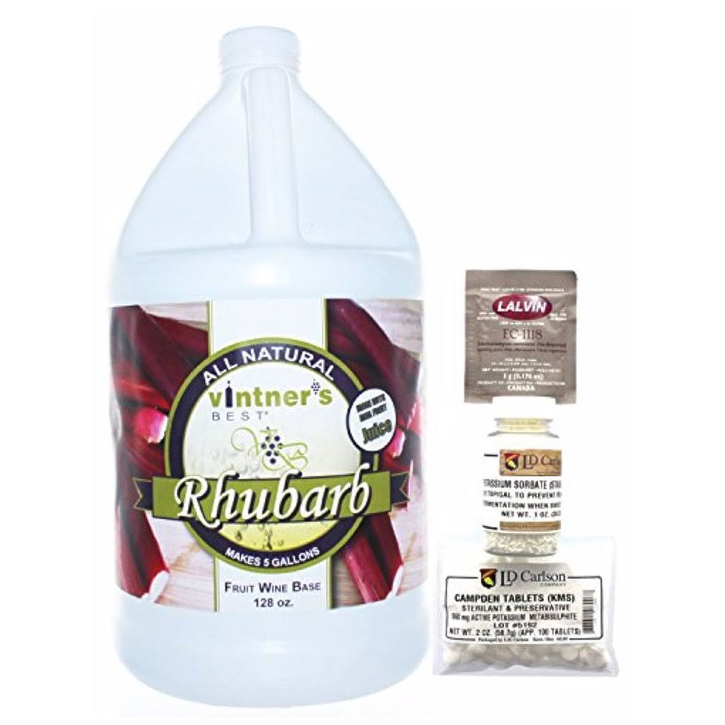 Home Brew Ohio Complete Fruit Wine Base Kit-Rhubarb - Akzjwt